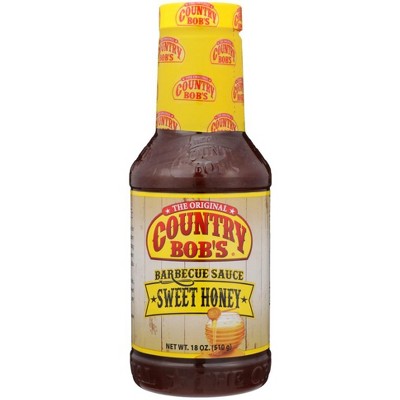 Country Bobs Sauce Barbecue Sweet Honey - Case Of 6 - 18 Fo : Target
