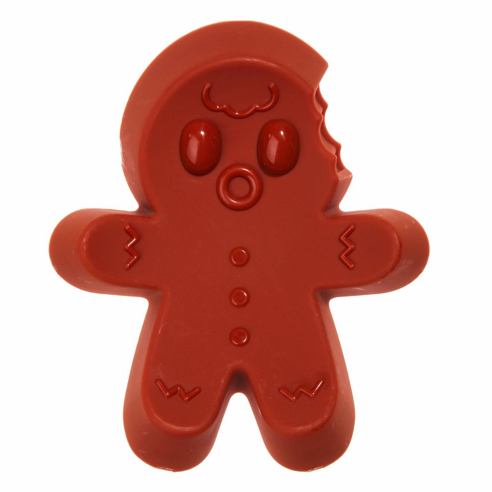 Bark Howly Jowly Holidays Gingergnaw Man Food Shaped - buy dog Toy ...