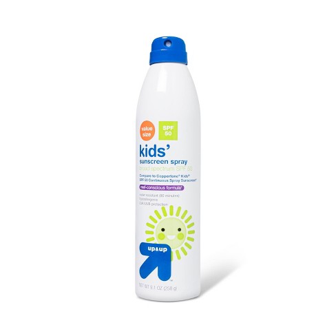 Kids' Sunscreen Spray - SPF 50 - 9.1oz - Up & Up™ : Target