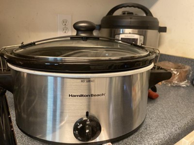 Hamilton Beach 6qt Stay Or Go Slow Cooker Silver - 33262 : Target