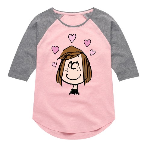 Peanuts Patty Valentines - Light Pink/ath Hea - 3t : Target
