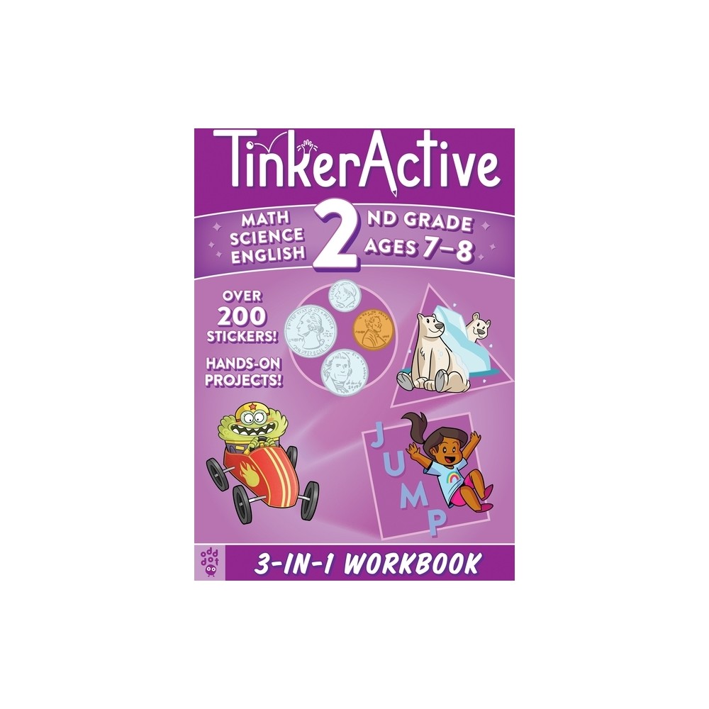 Tinkeractive 2nd Grade 3-In-1 Workbook - (Tinkeractive Workbooks) by ...