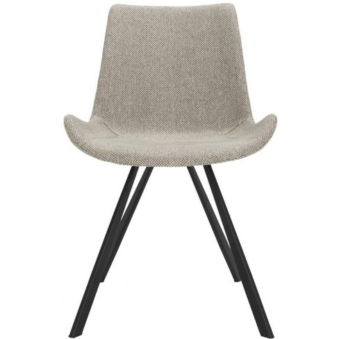 Terra Mid-century Modern Dining Chair (set Of 2) - Light Grey/black ...