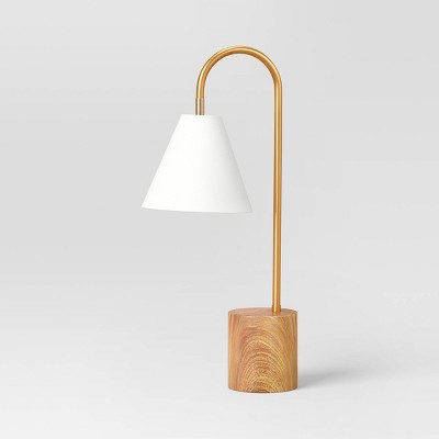 Pharmacy Task Lamp With Faux Leather Wrap Black (includes Led Light ...