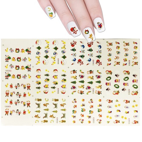 Wrapables Fingernail Tattoo Christmas Nail Art (11 Designs/220 Nail ...