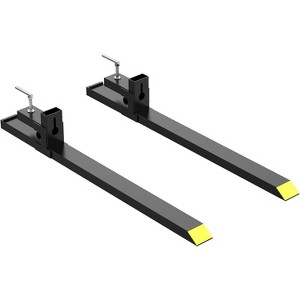 43" Clamp On Tractor Bucket Forks 1500lbs Capacity with Adjustable ...