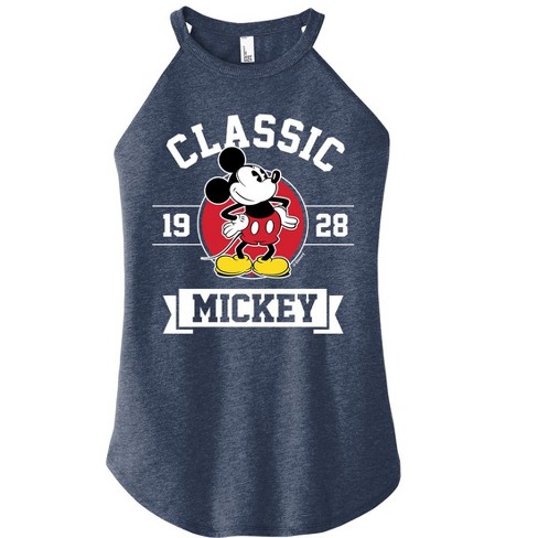 Women's Disney Mickey Classic 1928 Graphic High Neck Tank - Heather ...