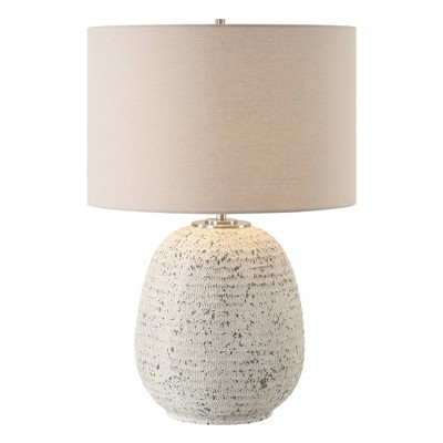 Uttermost Danala Distressed Stone Ivory Ceramic Table Lamp : Target