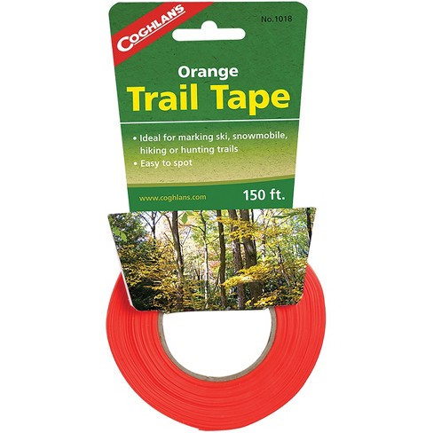Coghlan's Orange Trail Tape 1 In X 150 Ft, Bright Easy To See Marking ...