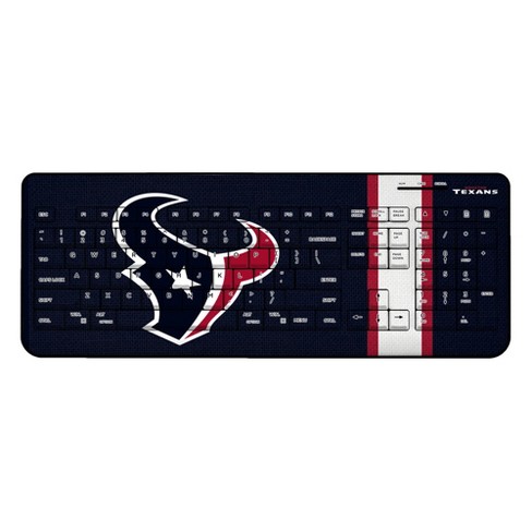 Keyscaper Houston Texans Stripe Wireless Usb Keyboard : Target