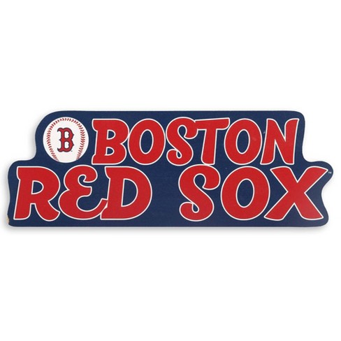 Mlb Boston Red Sox Retro Wood Wall Decor : Target