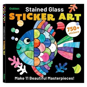Stained Glass Sticker Art - by Gakken Early Childhood Expert (Paperback ...