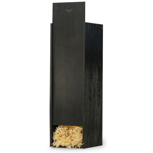 Twine Single Wooden Decorative Wine Box With Sliding Lid & Packing ...