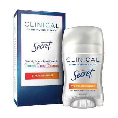 Secret Clinical Strength Invisible Solid Antiperspirant And Deodorant ...