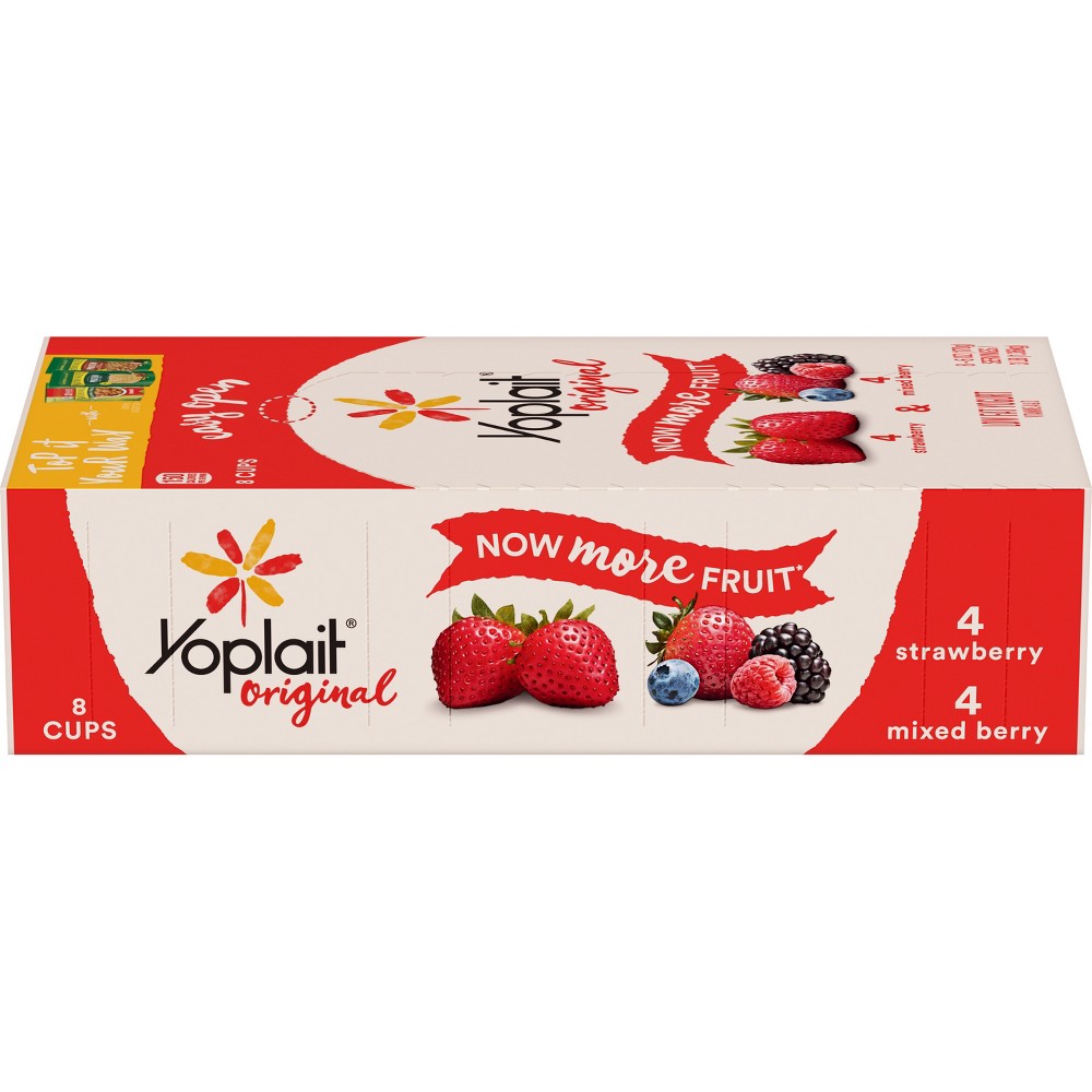 UPC 070470141718 - Yoplait Original Strawberry and Mixed Berry Yogurt ...