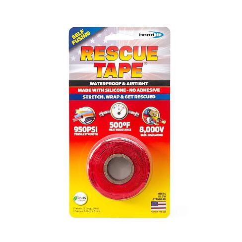 Rescue Tape Red 1 In. W X 12 Ft. L Silicone Tape : Target