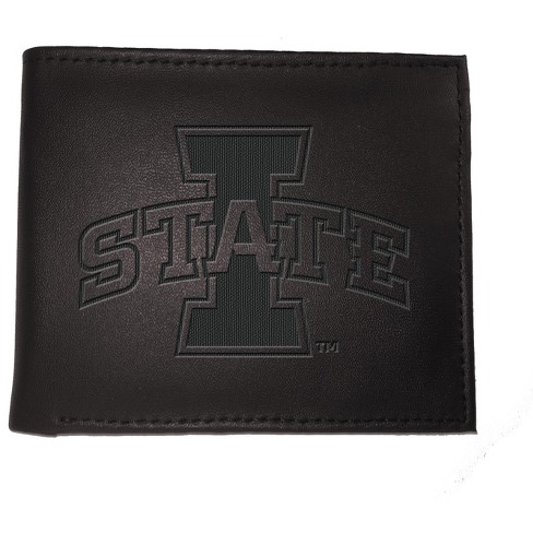 Evergreen Ncaa Iowa State Cyclones Black Leather Bifold Wallet ...