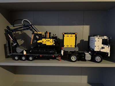 Lego Technic Volvo Fmx Truck & Ec230 Electric Excavator Building Toy ...