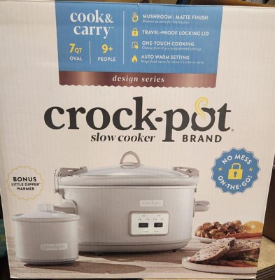 Crock-pot Designer Series 7qt Slow Cooker With Bonus Little Dipper ...
