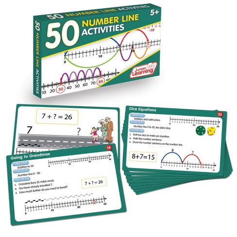 Junior Learning 50 Number Line Activities : Target
