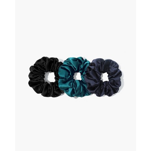 Mommesilk Pure Silk Scrunchies 3pcs - Winter Moonlight, Normal : Target