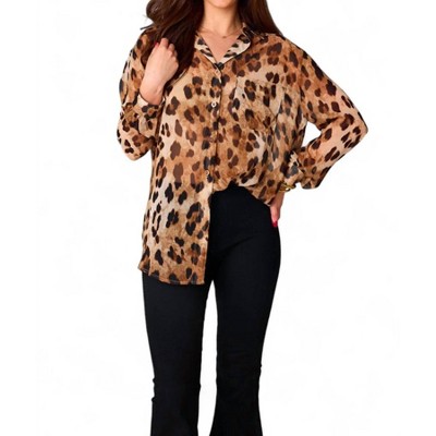 Women's Portia Loose Button Up Top - Buddylove : Target
