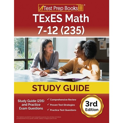 Texes Math 7-12 Study Guide (235) And Practice Exam Questions [3rd ...