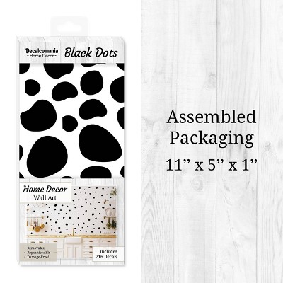 Black Dalmatian Dots Kids' Wall Decor - Decalcomania: Self-adhesive ...
