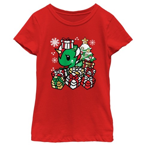 Girl's Tokidoki Christmas Presents Unicorno T-shirt : Target