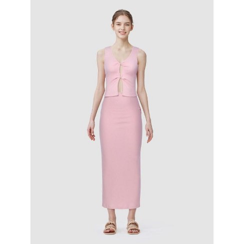 Women's Tank With Twist Detail - Wild Fable™ Small Light Pink : Target