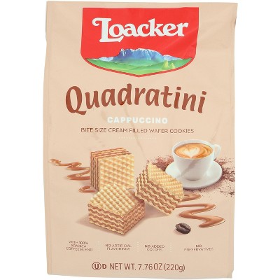 Loacker Wafer Quadratini Capuccino - Pack Of 6 - 7.76 Oz : Target