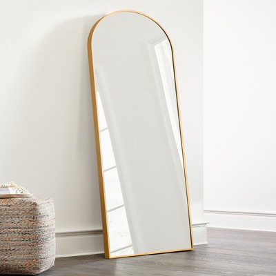 Dovelina Modern Arch Aluminium Alloy Frame Full Length Mirror Large ...