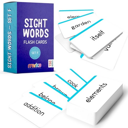 Merka Sight Words Flash Cards 1st Grade Learn To Read Reading Flash ...