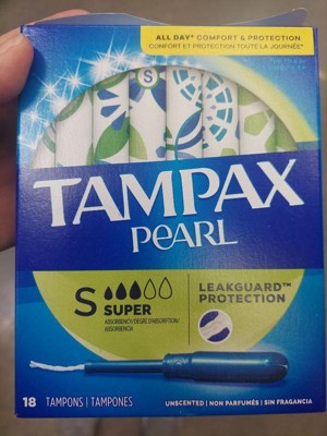 Tampax Pearl Super Absorbency Tampons : Target