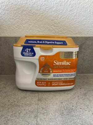 Similac 360 Total Care Sensitive Non-gmo Powder Infant Formula - 20.1oz ...