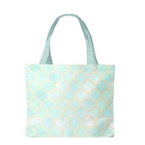 Briarwood Lane Everyday Blue Quatrefoil Canvas Tote x x 15.0 : Target
