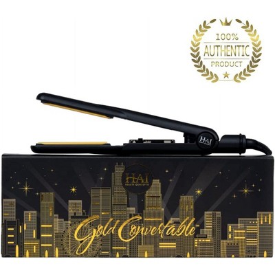 Hai Beauty Concepts- Gold Convertable - Professional Styling Iron - 1 1 ...