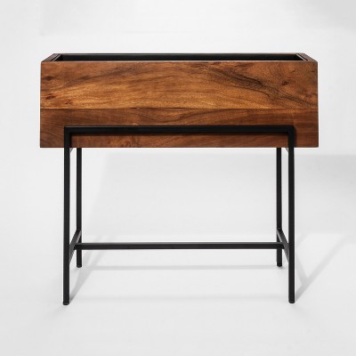 Walnut Wood & Metal Indoor Planter - Project 62™ – Target Inventory ...