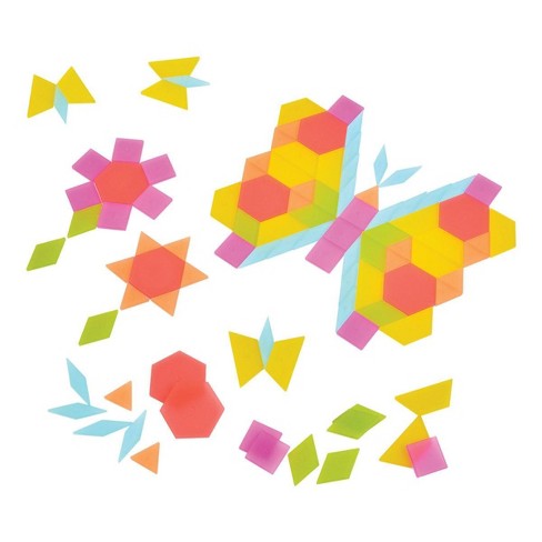 Kaplan Early Learning Wild Wonders Tangram Tiles - 250 Pieces : Target