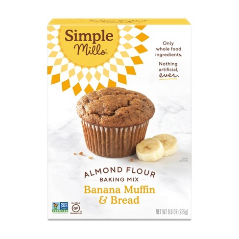 Simple Mills Gluten Free Banana Muffin & Bread Almond Flour Baking Mix ...