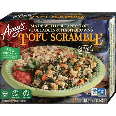 Amy's Frozen Gluten Free And Vegan Tofu Scramble - 9oz : Target