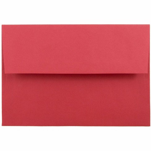 Jam Paper A8 Colored Invitation Envelopes - 5 1/2 X 8 1/8 - Red ...