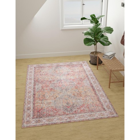 Unique Loom 6' 1 X 9' 0 Sarah Timeless Rust Red Rectangle Area Rug : Target