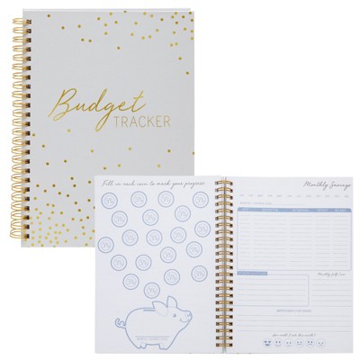 Paper Junkie Budget Tracker Spiral Notebook, Hardcover Expense Tracker ...