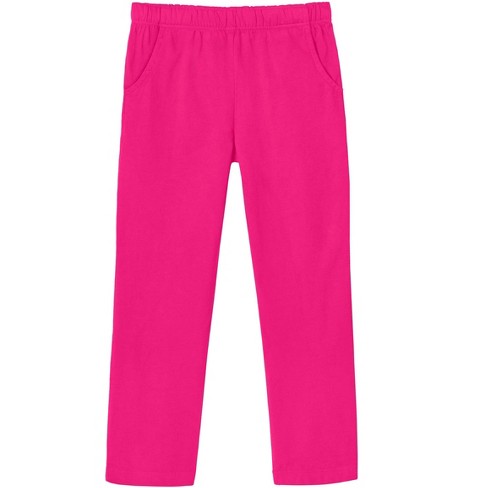 City Threads Usa-made Girls Soft Cotton Upf 50+ Jersey Pocket Pants ...