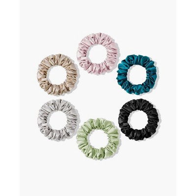 Mommesilk Pure Silk Scrunchies 6PCS : Target