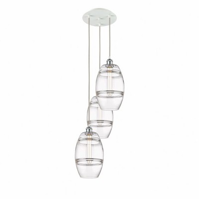 Innovations Lighting Vaz 3 - Light Pendant In White Polished Chrome ...