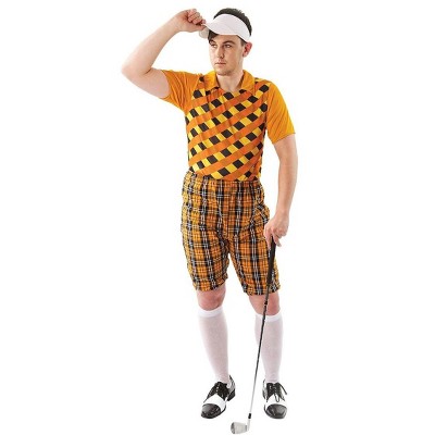 Angels Costumes Male Golfer Costume - Orange & Black : Target