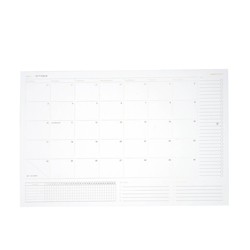 Undated Desktop Calendar Month Pad - Russell+hazel : Target