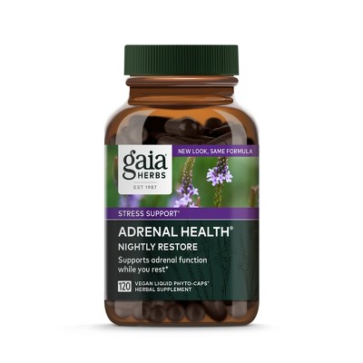 Gaia Herbs Adrenal Health Daily Support - Herbal Supplement To Help ...